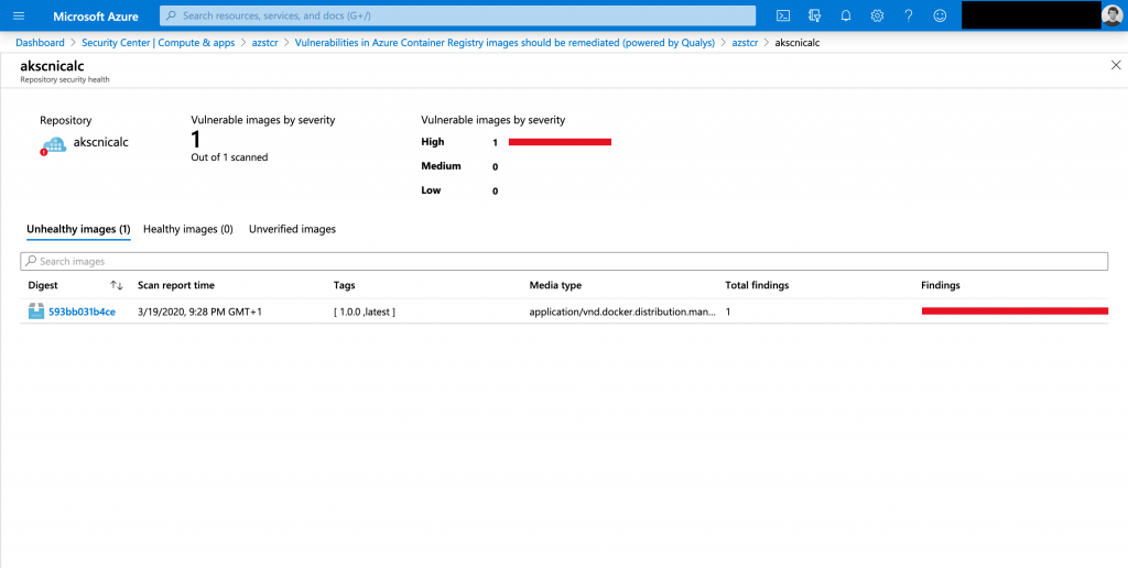 Connecting Azure Container Registry with Azure Security Center – Daniel ...
