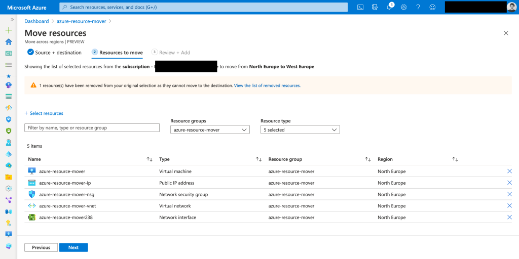 Introduction to Azure Resource Mover - Daniel's Tech Blog