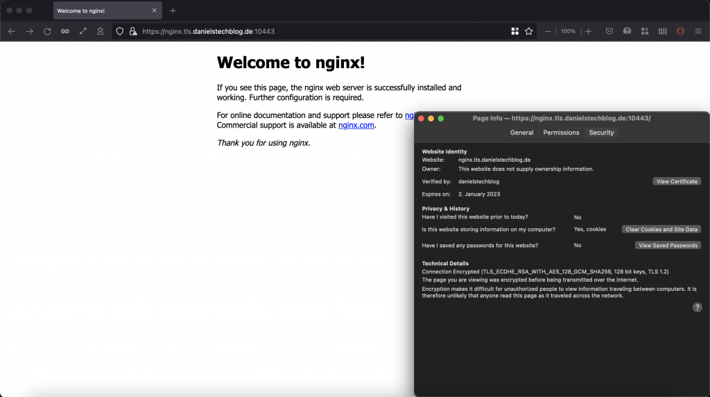Run the Istio ingress gateway with TLS termination and TLS passthrough ...