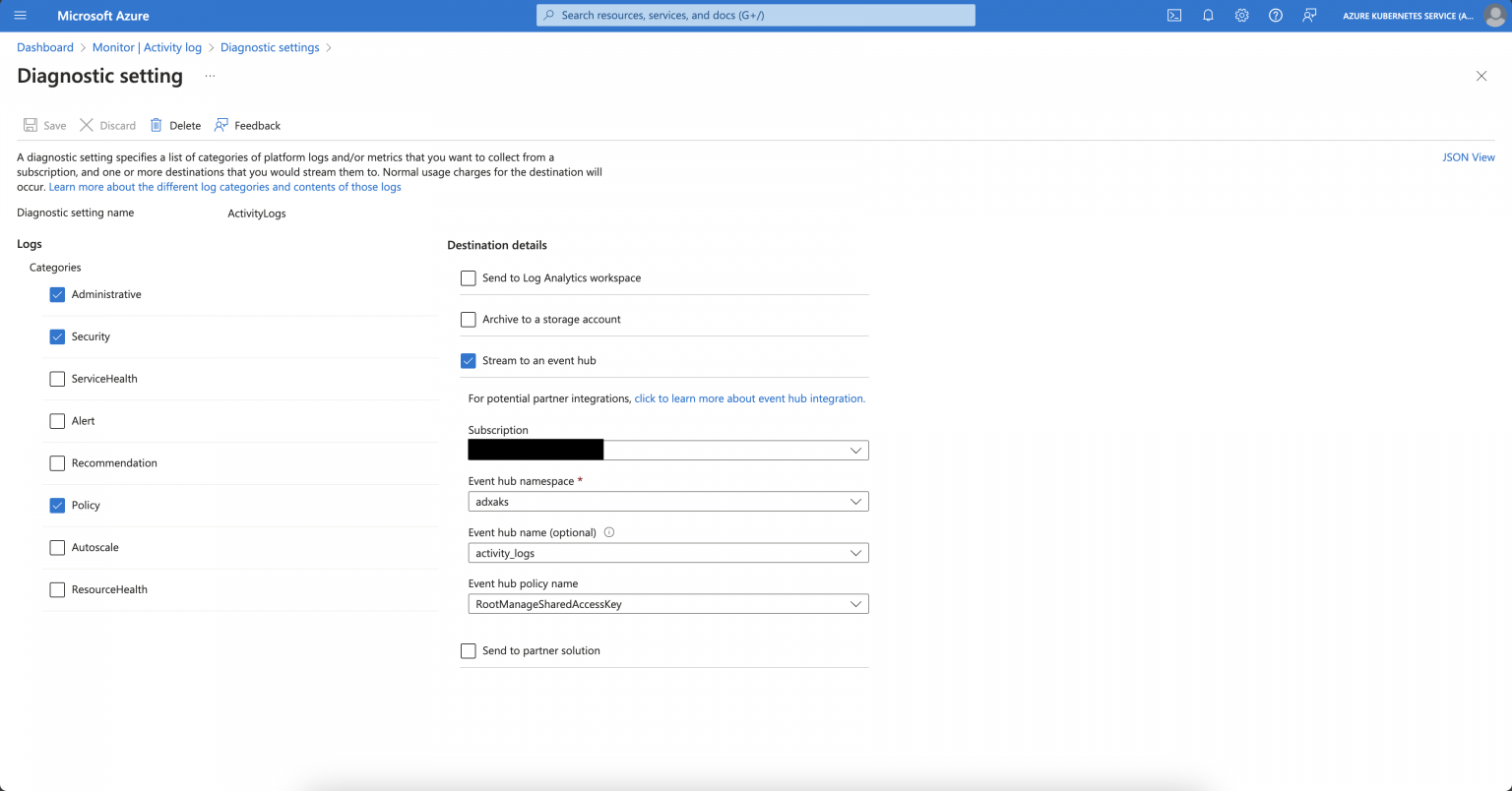 Ingesting Azure Diagnostic Logs into Azure Data Explorer – Daniel's ...