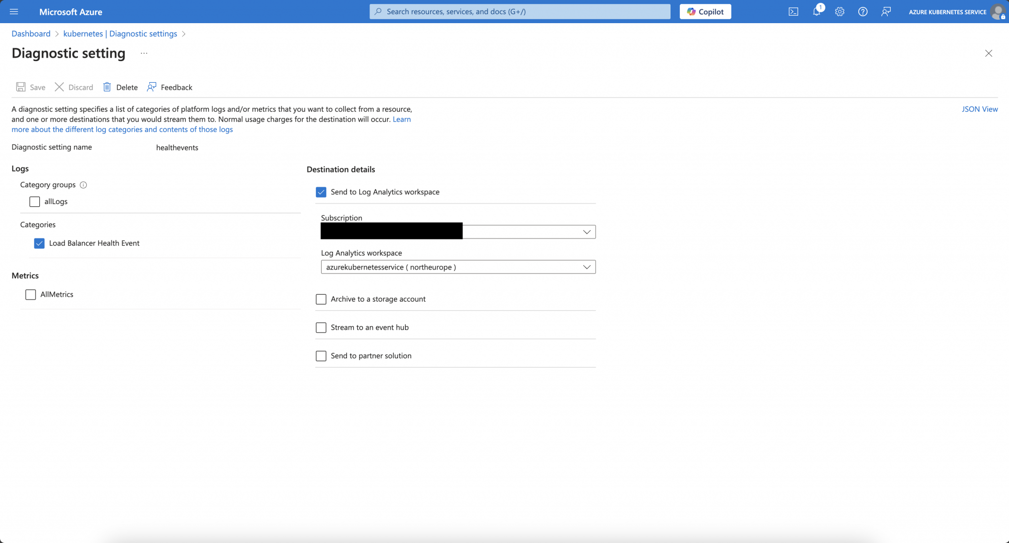 Azure Load Balancer Health Event Logs – Daniel's Tech Blog